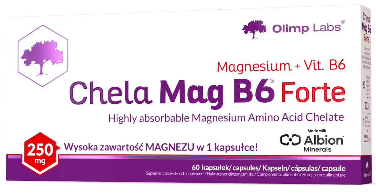 OLIMP LABS Chela-Mag B6 Forte kapsulas, 60 gab. - Piegāde visā Latvijā ...