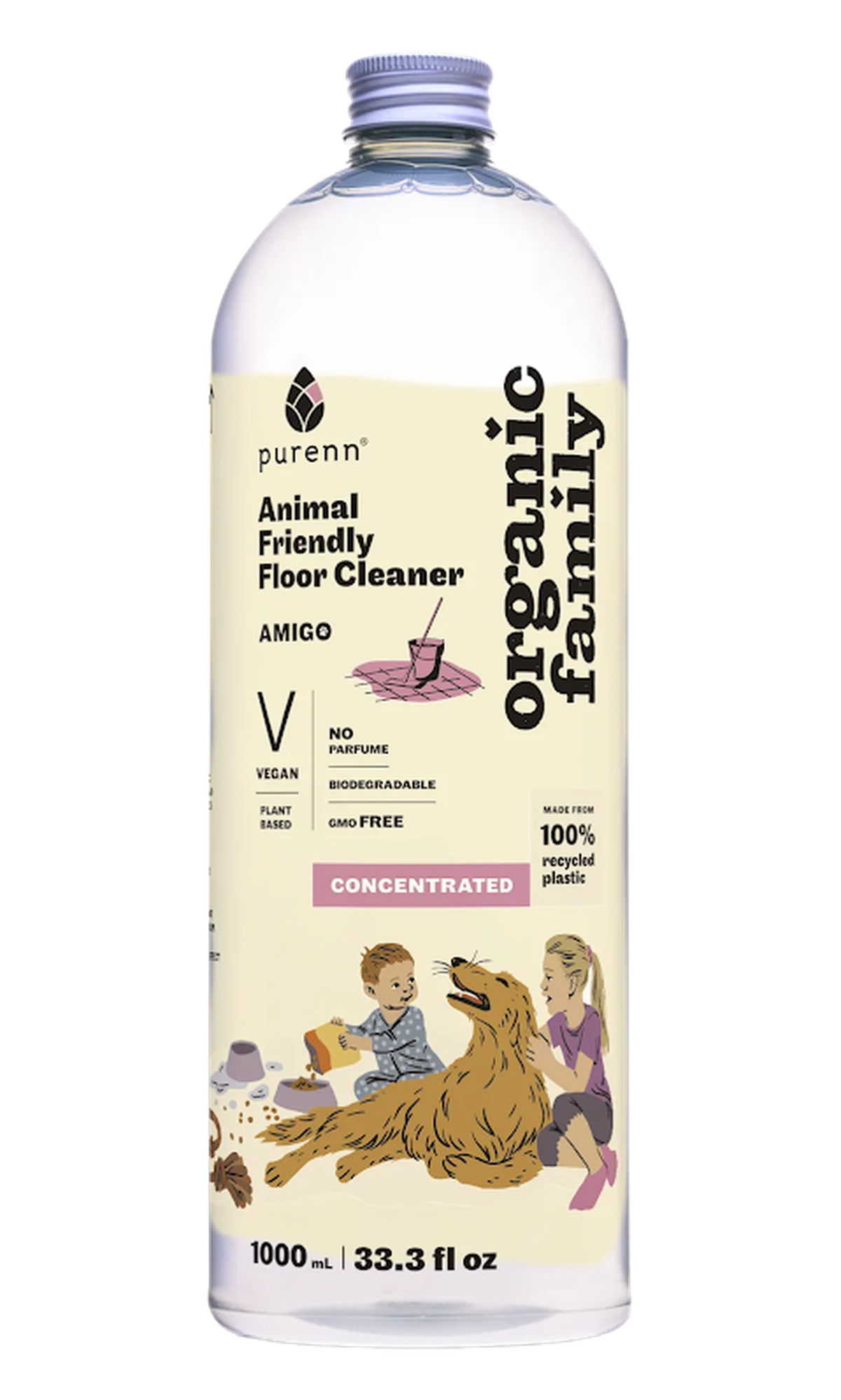PURENN Amigo, Draudzīgs Dzīvniekiem, Bez Aromāta, Grīdām tīrīšanas ...