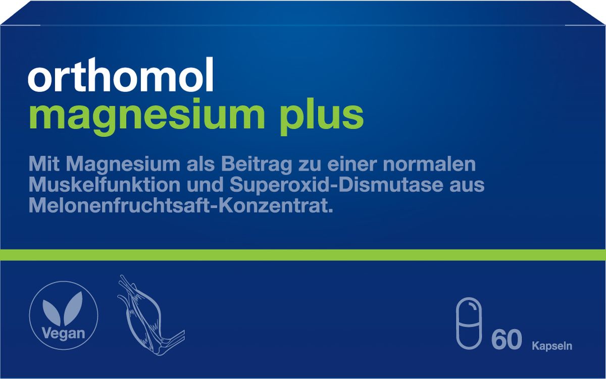 ORTHOMOL Magnesium Plus kapsulas, 60 gab. - Piegāde visā Latvijā | Moonmart