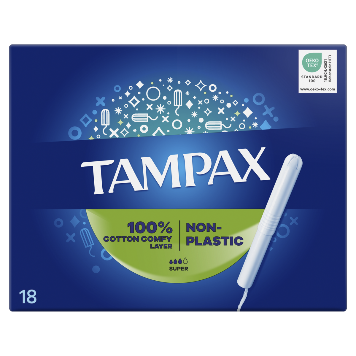 TAMPAX Plastic Free, Super tamponi, 18 gab. - Piegāde visā Latvijā ...